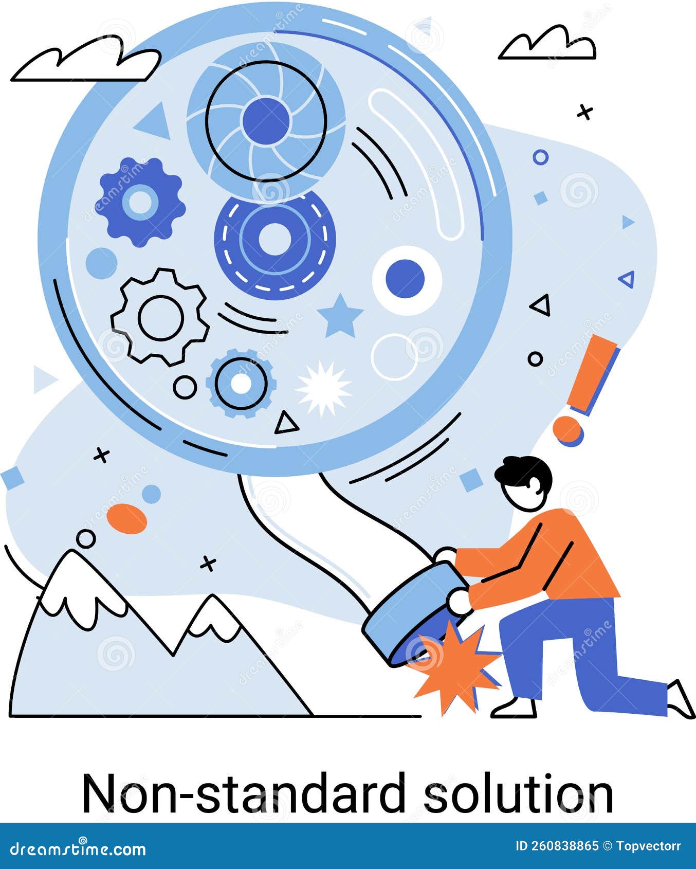 Non Standart Solution Metaphor. Finding Decisionss, Problem Solving ...