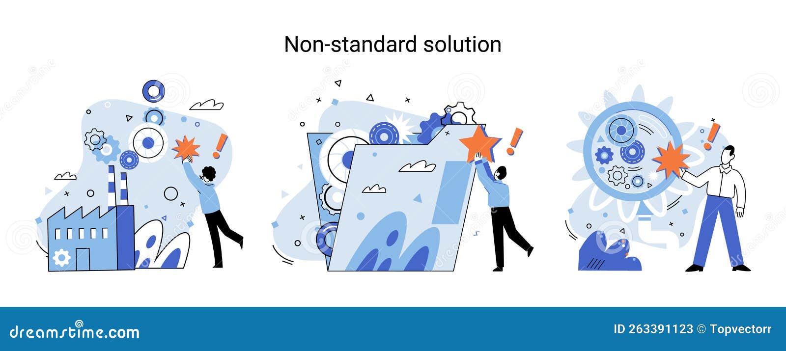 Non Standart Solution Metaphor. Finding Decisionss, Problem Solving ...