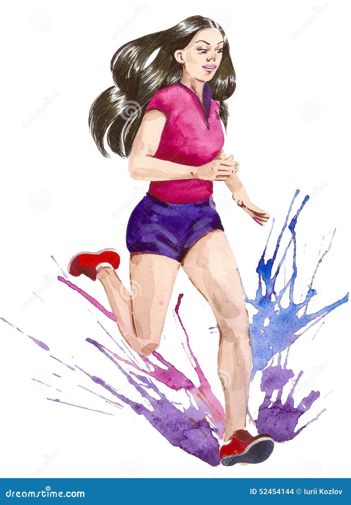 Non stop stock illustration. Illustration of action, happy - 52454144