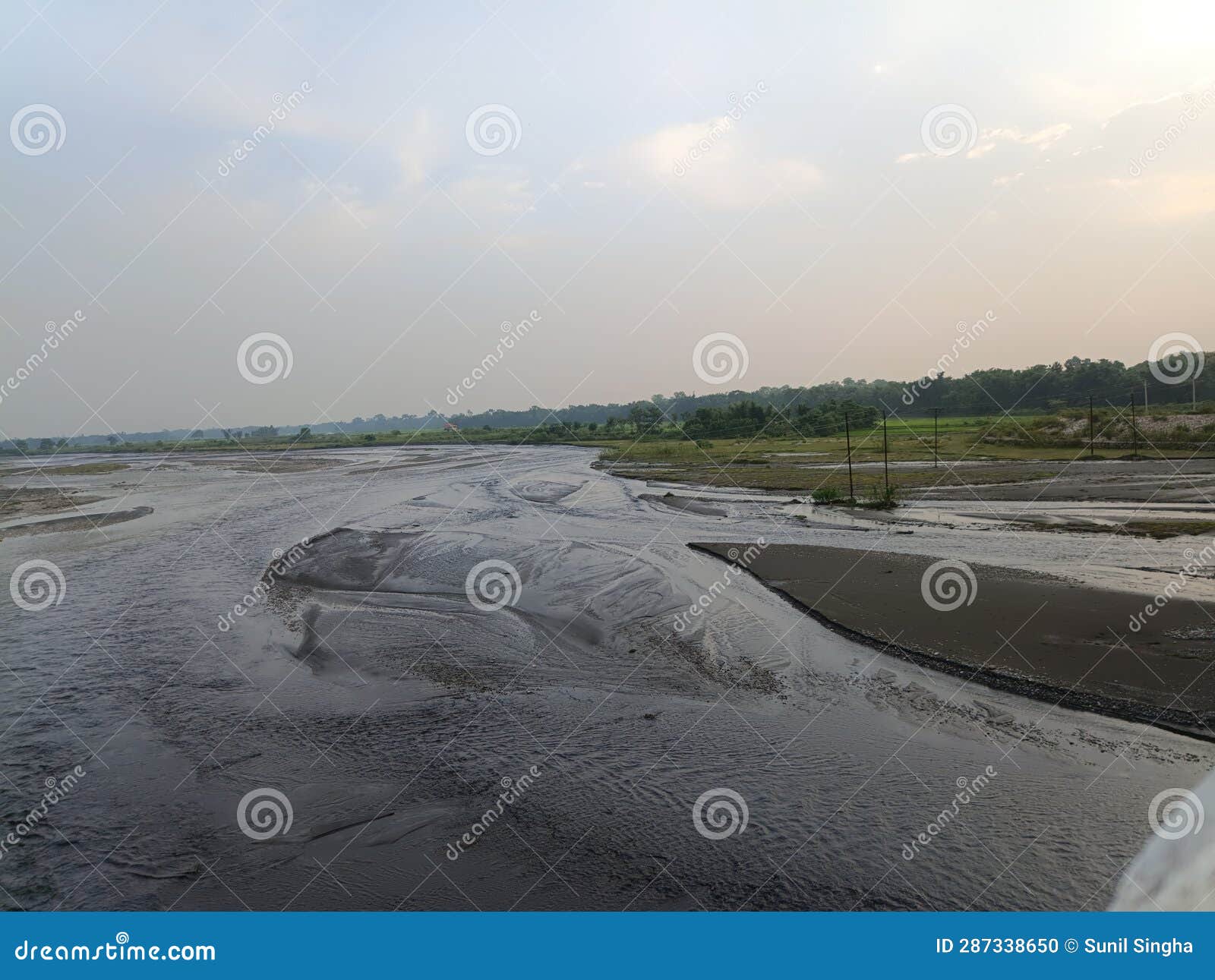 Nonai River of Gitibari, Assam. Stock Photo - Image of assam, grass ...