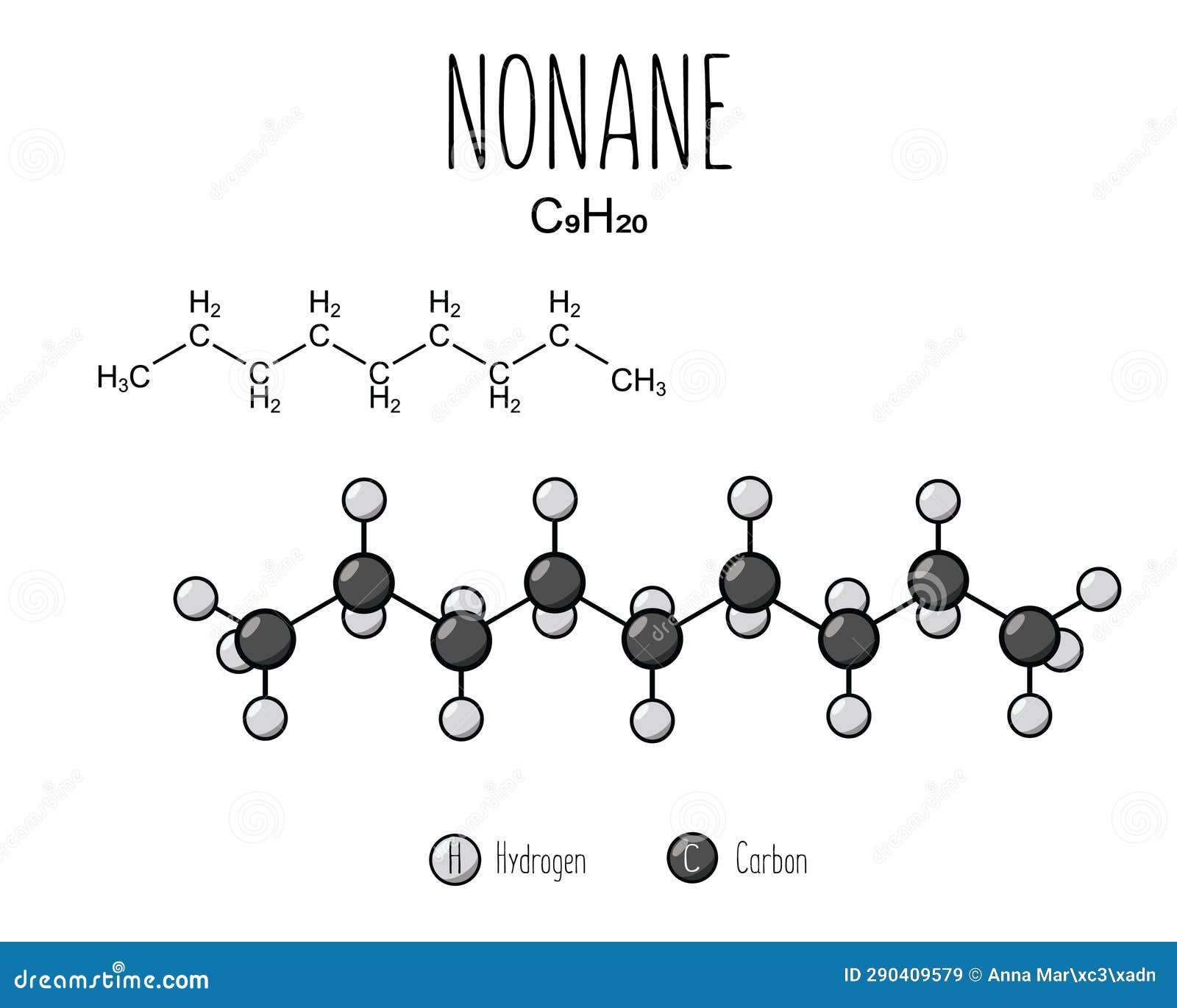 Nonane Structural Formula