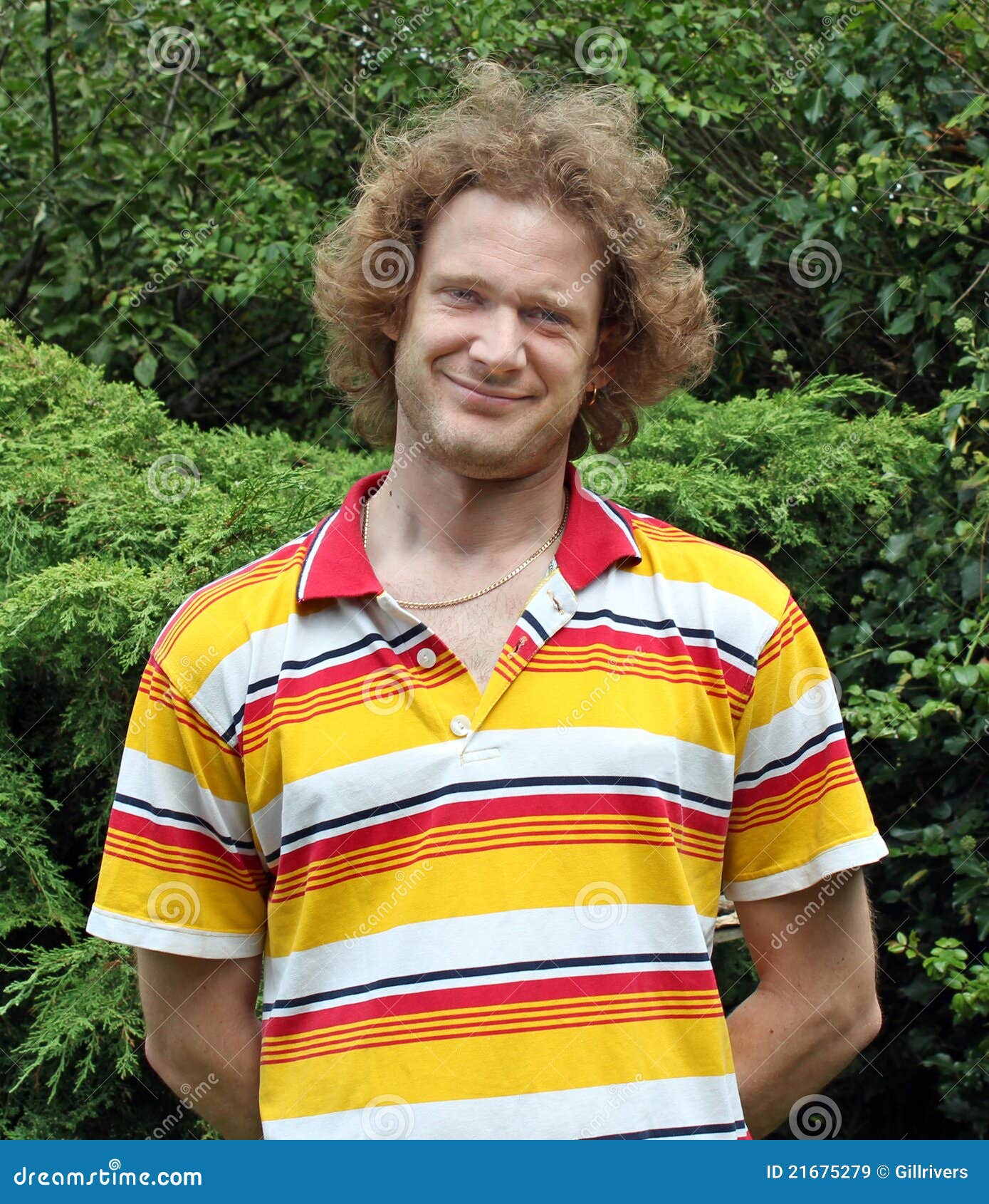 Nonchalant Man stock image. Image of gardening, flowers - 21675279