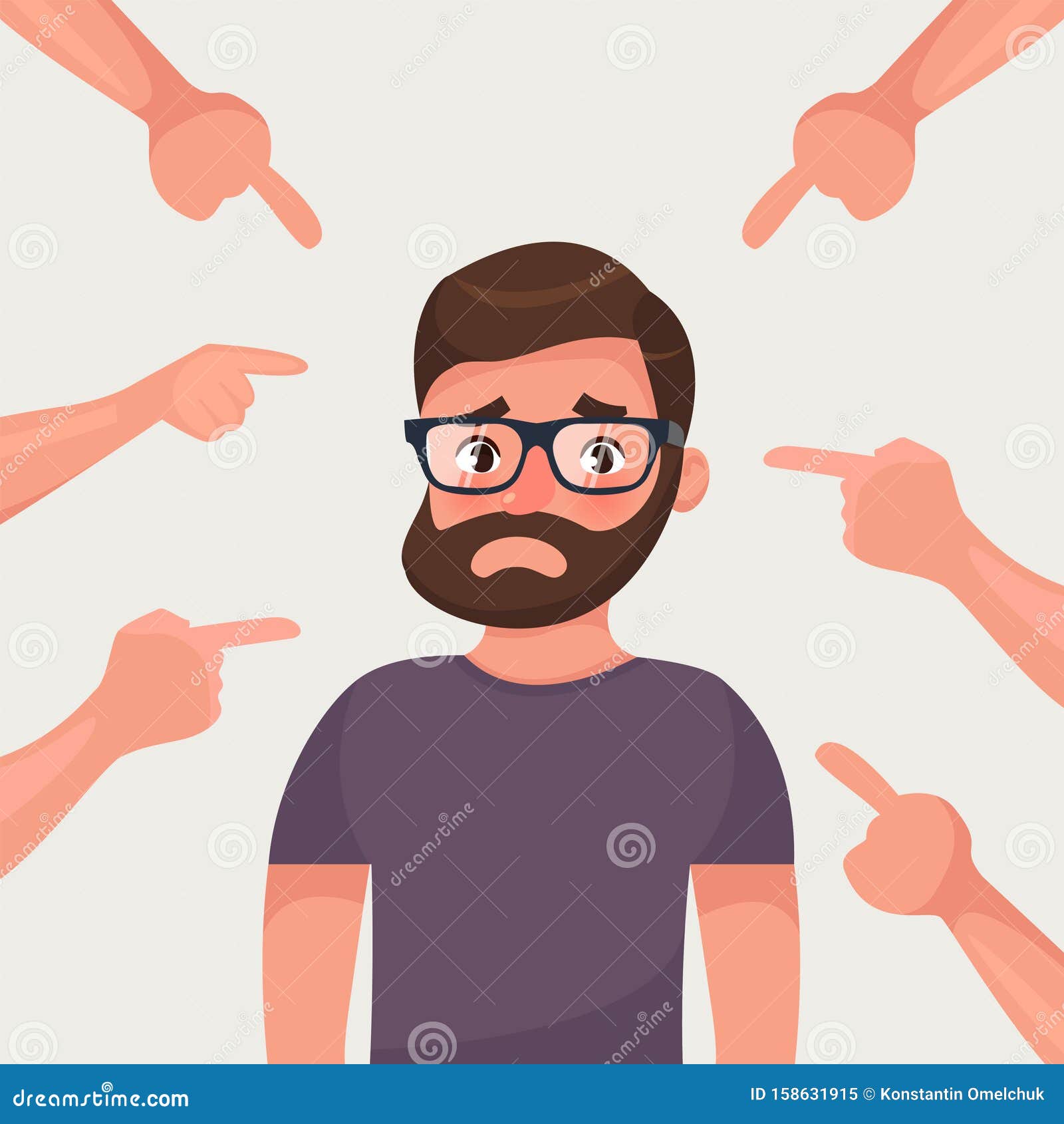 Honteux Stock Illustrations, Vecteurs, & Clipart – (3,493 Stock ...