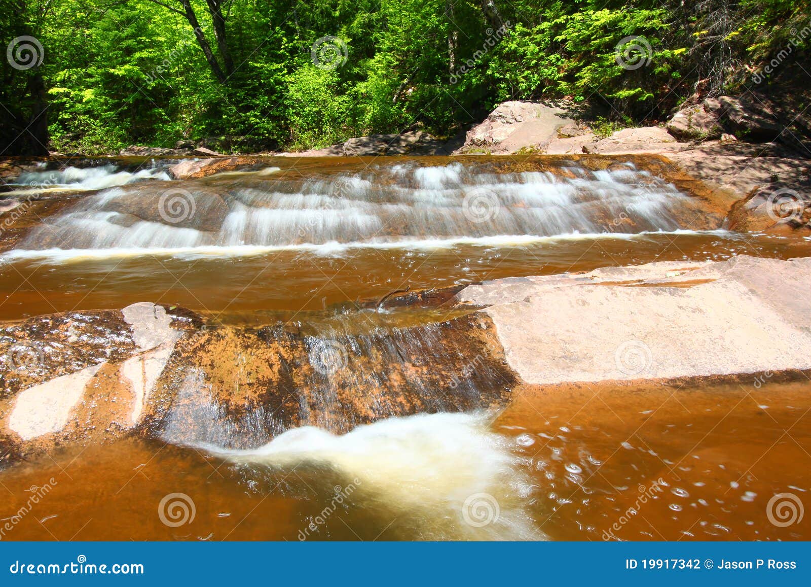 Nonesuch Falls of Michigan stock photo. Image of sunlight - 19917342