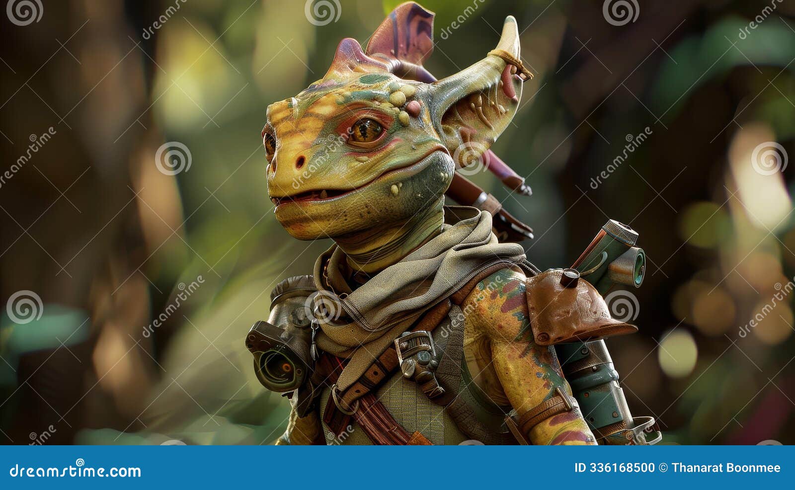 Unique 3D Alien Character With Vibrant Colors And Textures, Ai ...