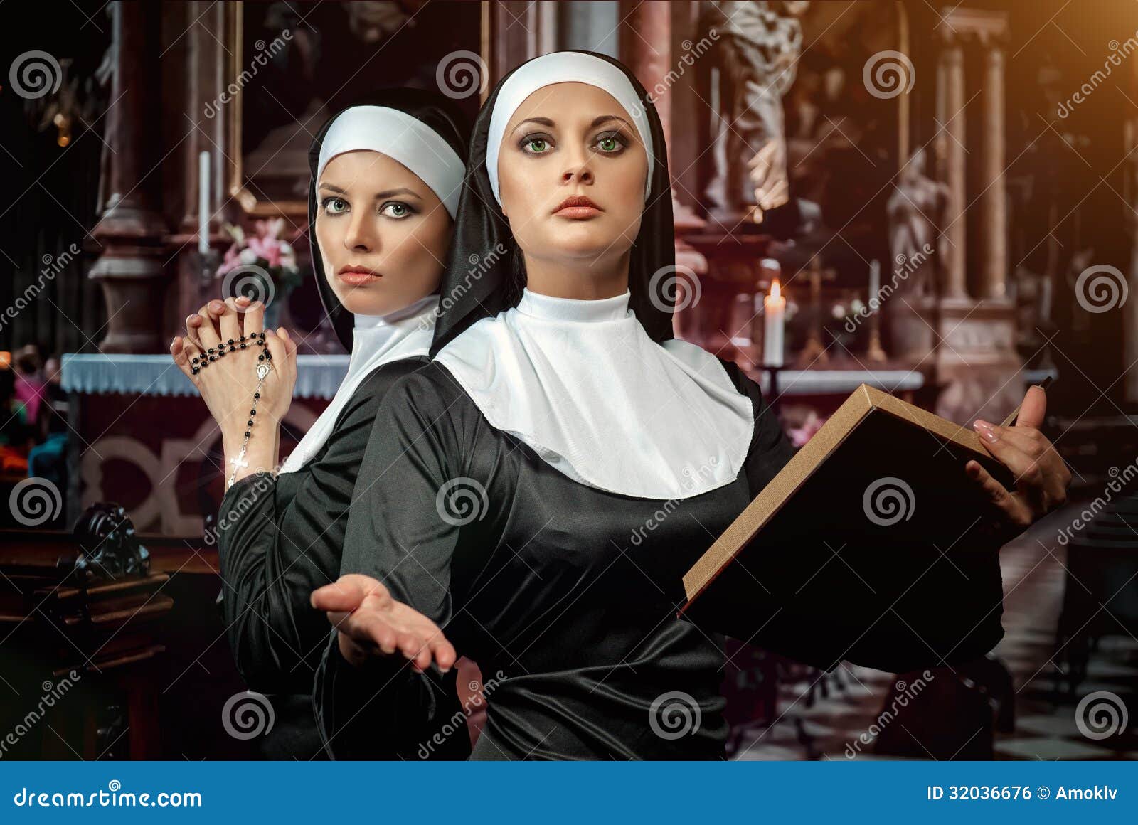 Nonnes photo stock. Image du christianisme, saint, chasteté - 32036676