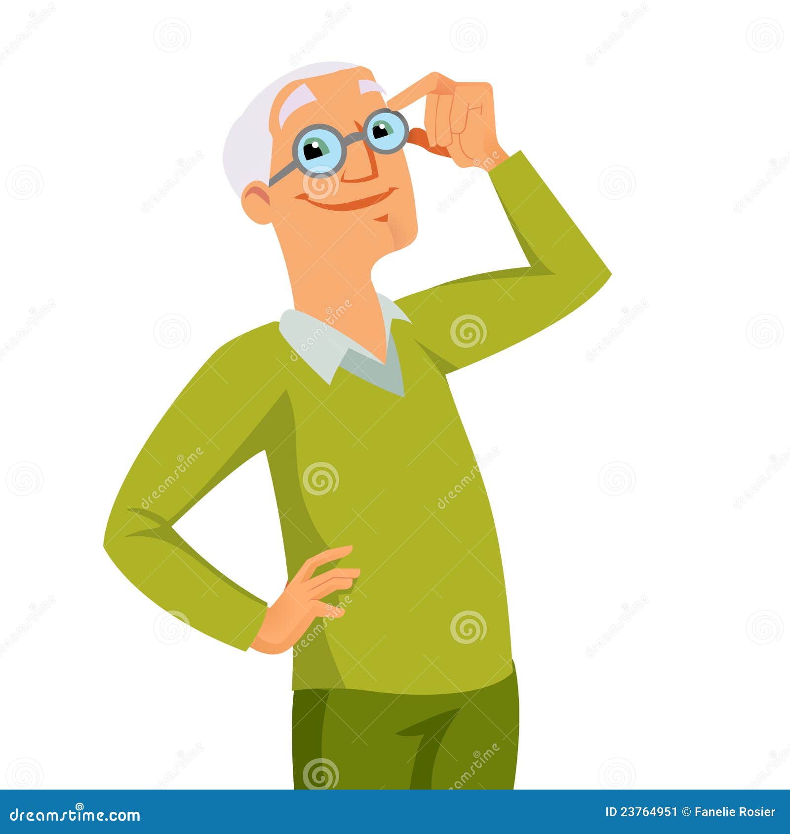 Nonno illustrazione vettoriale. Illustrazione di umano - 23764951