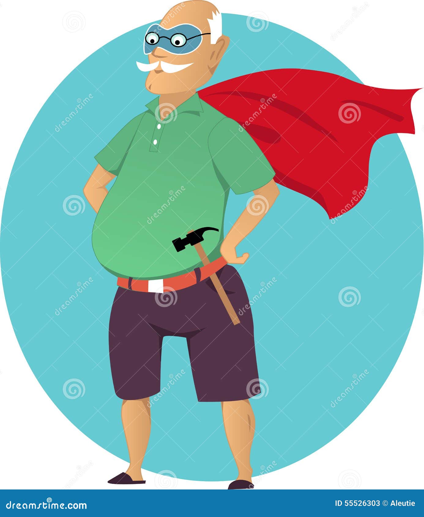 Nonno eccellente illustrazione vettoriale. Illustrazione di ruolo ...