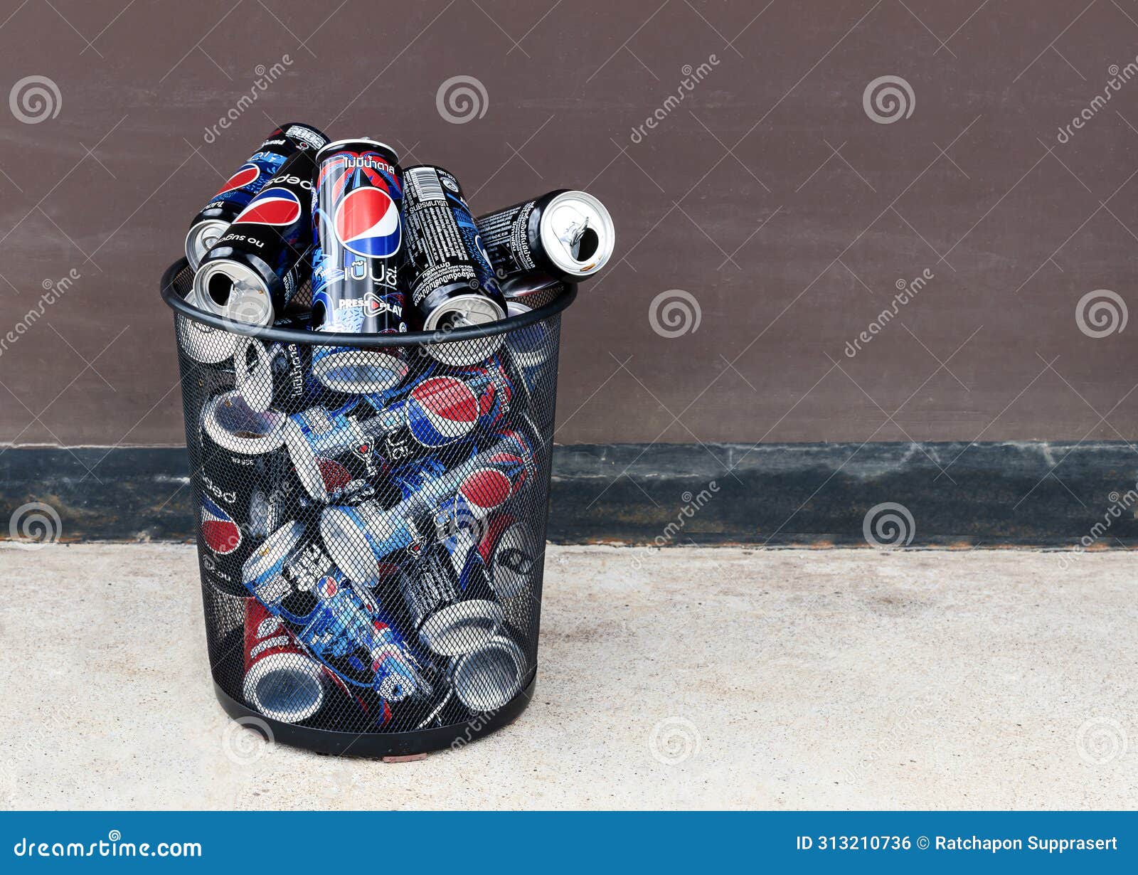 Pepsi Can Trash On Sand At Fethiye Oludeniz Beach Editorial Photo ...