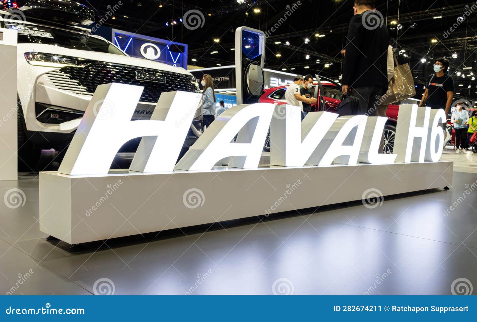 Light Box with Logo Haval H6 Editorial Photo - Image of brand, hybrid ...