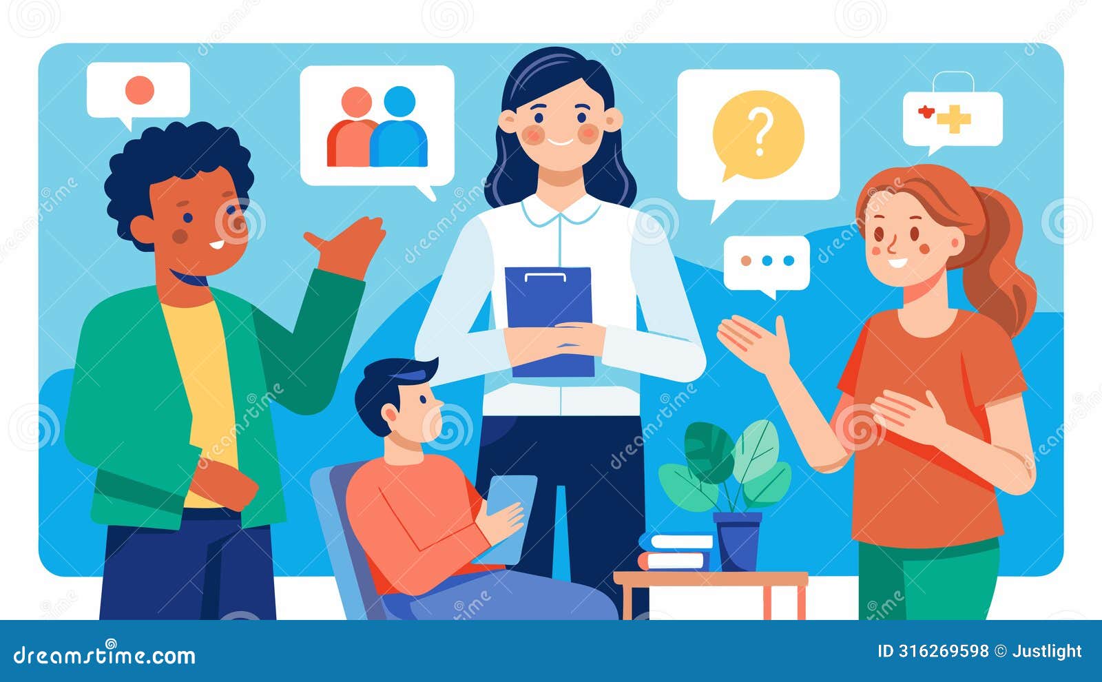 Speech Difficulty Symptom Stroke Sign Disease Prevention Vector ...