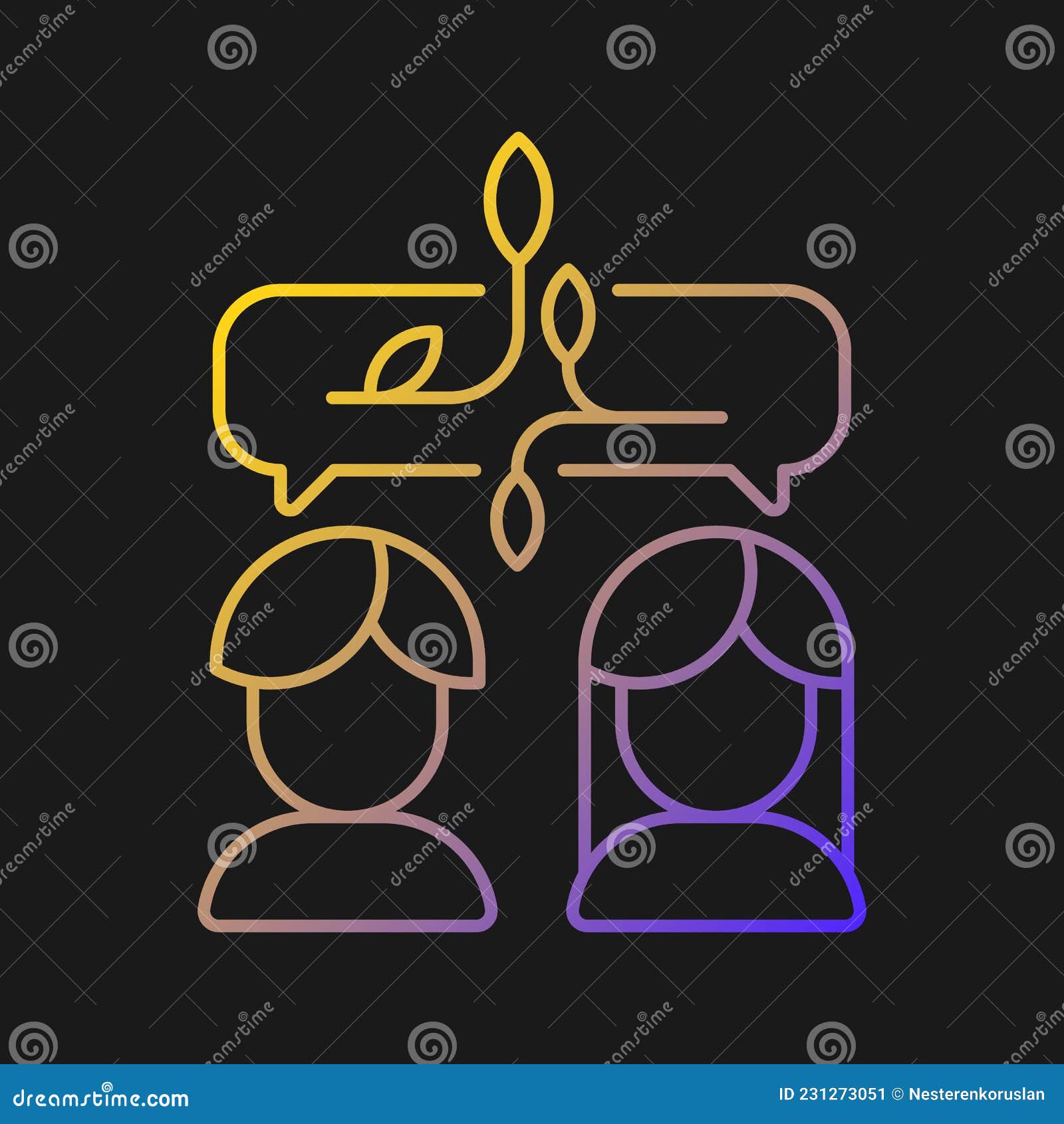 Nonviolent Communication Process Infographic Vector Illustration ...