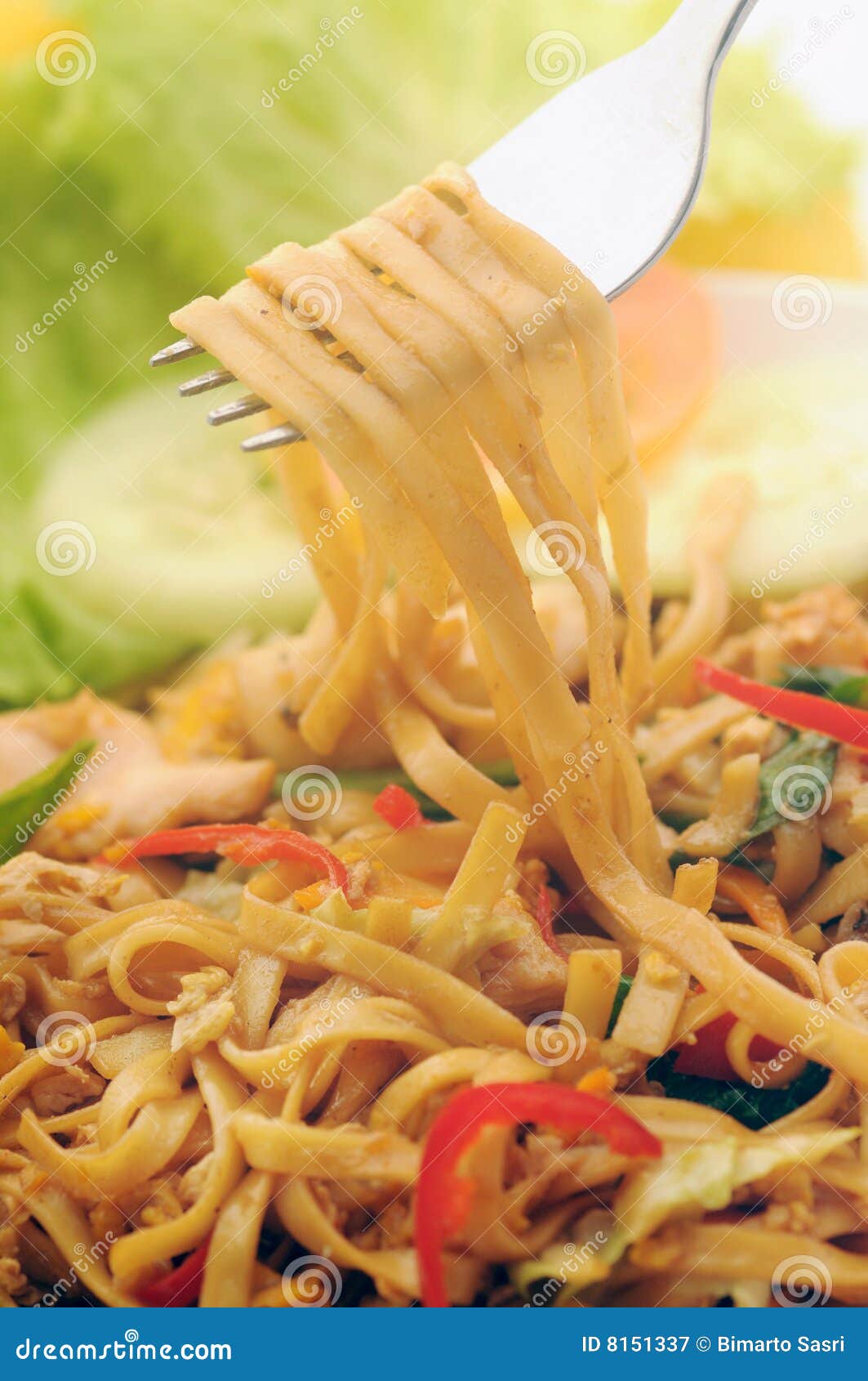 Noodle stock image. Image of delicious, noodle, green - 8151337