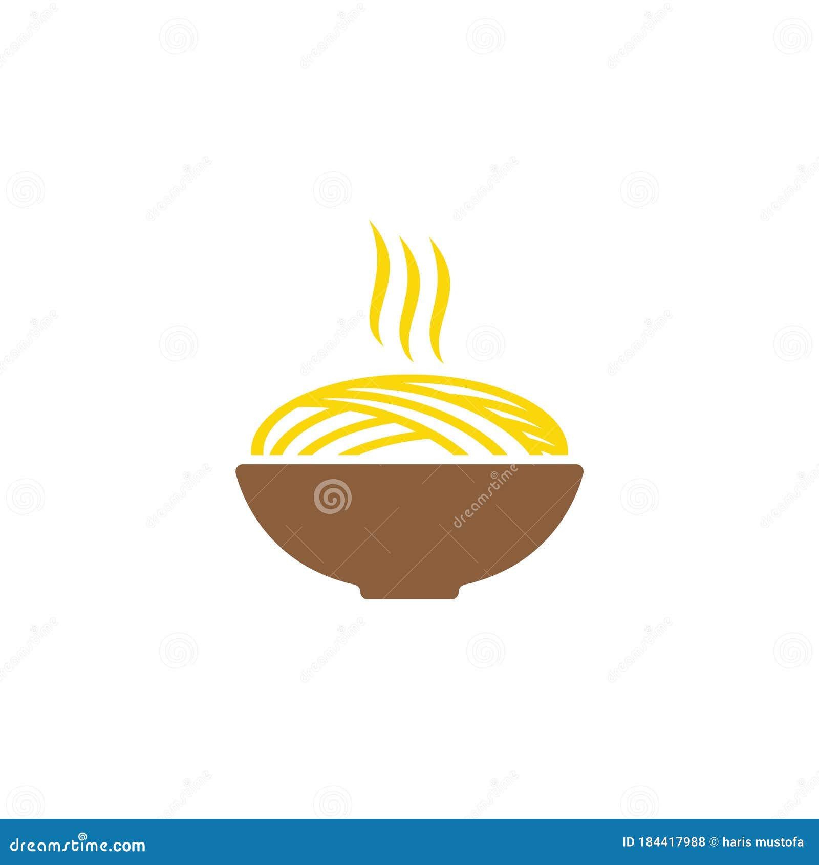 Noodle Graphic Design Template Vector Isolated Stock Illustration ...