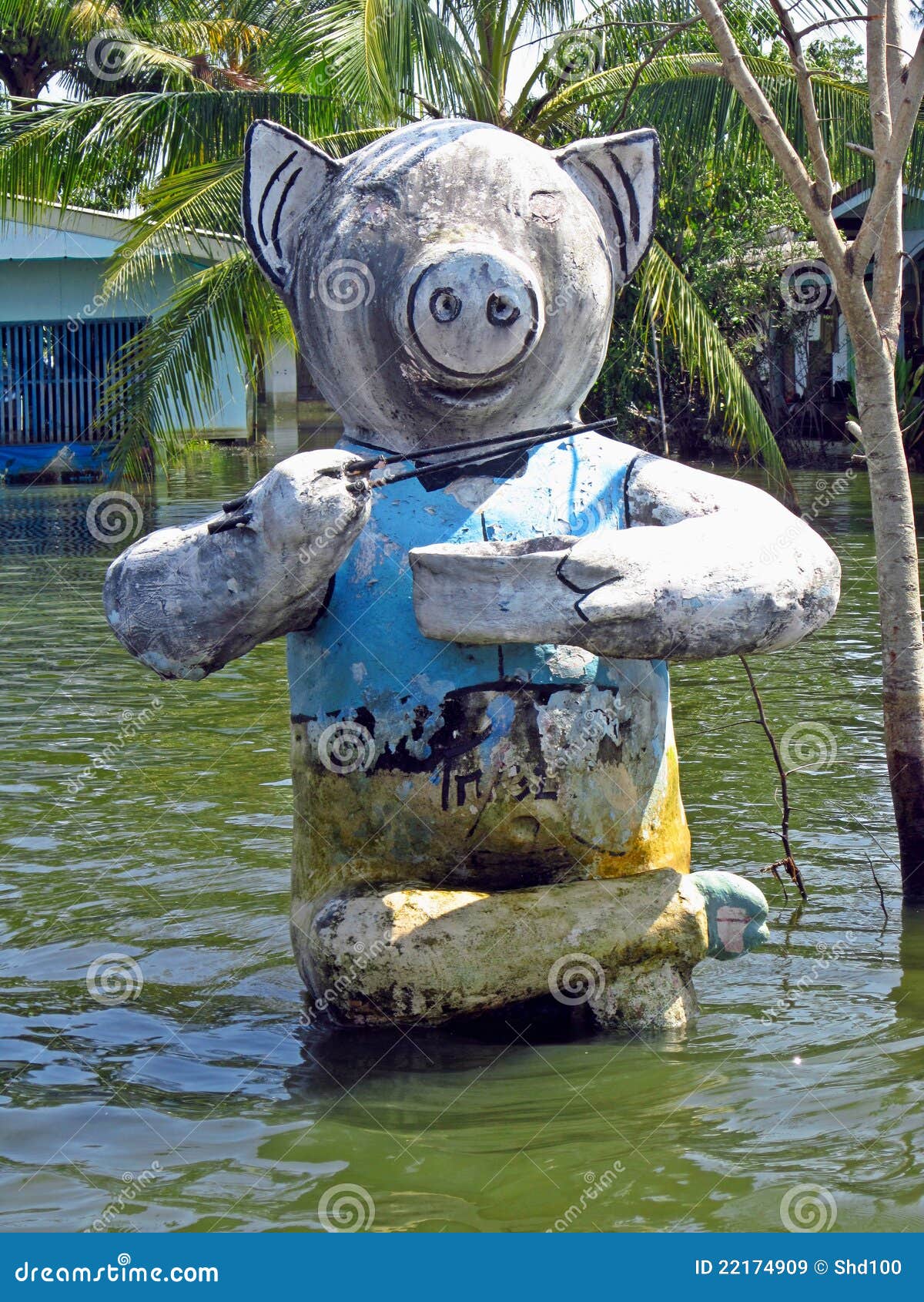 Noodle Pig editorial stock image. Image of inundation - 22174909