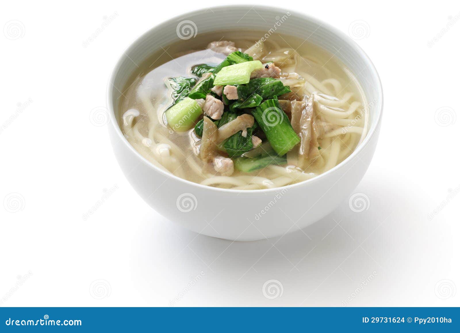 Zha Cai Rou Si Mian, Chinese Noodle Dish Stock Photo - Image of soup ...