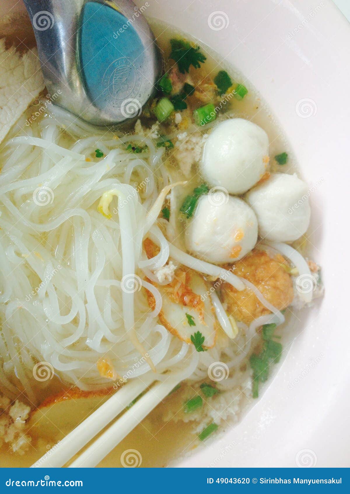Noodle stock photo. Image of clear, soup, noodle, rice - 49043620