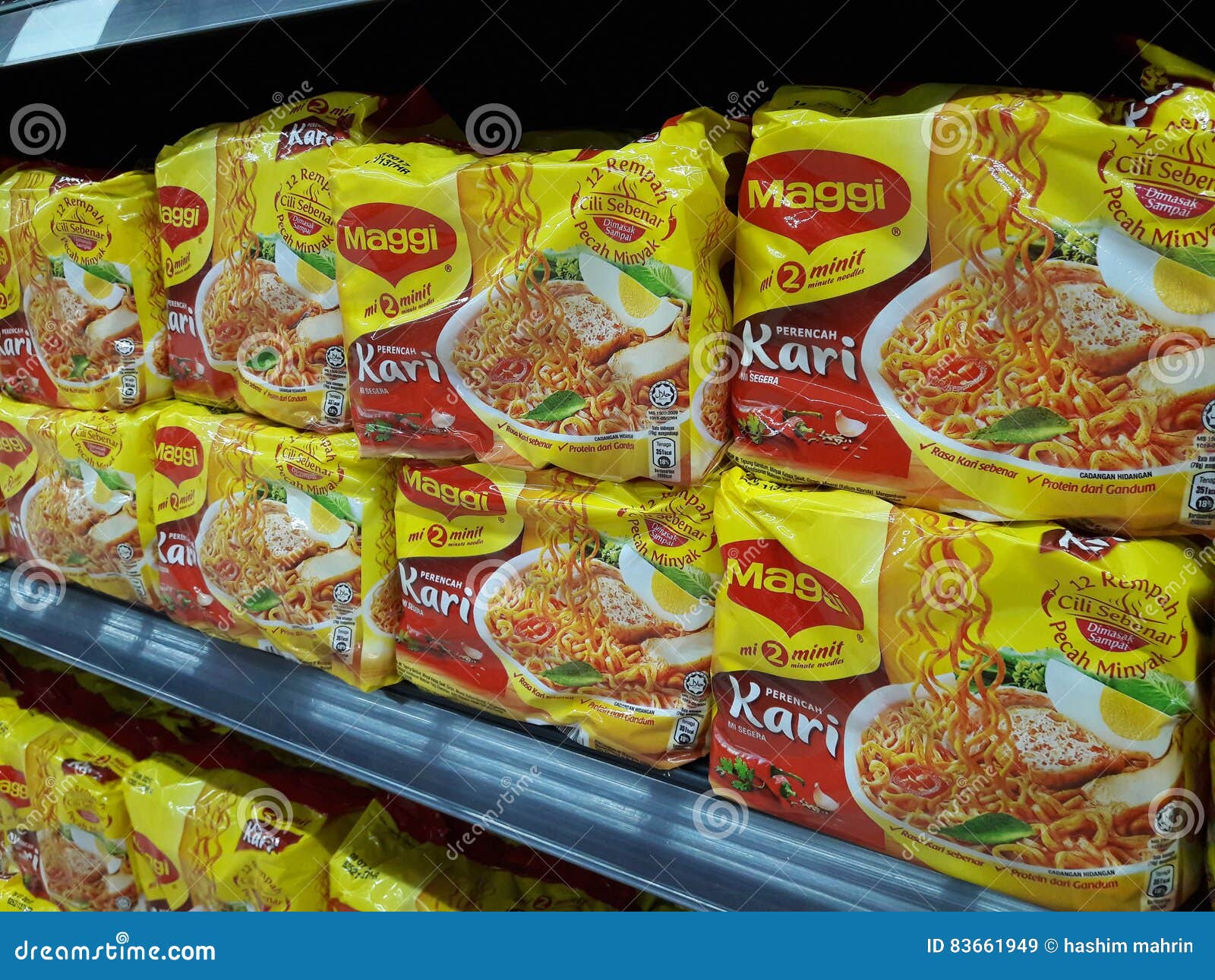 Noodles Maggi Instant Curry Editorial Stock Image - Image of noodles ...