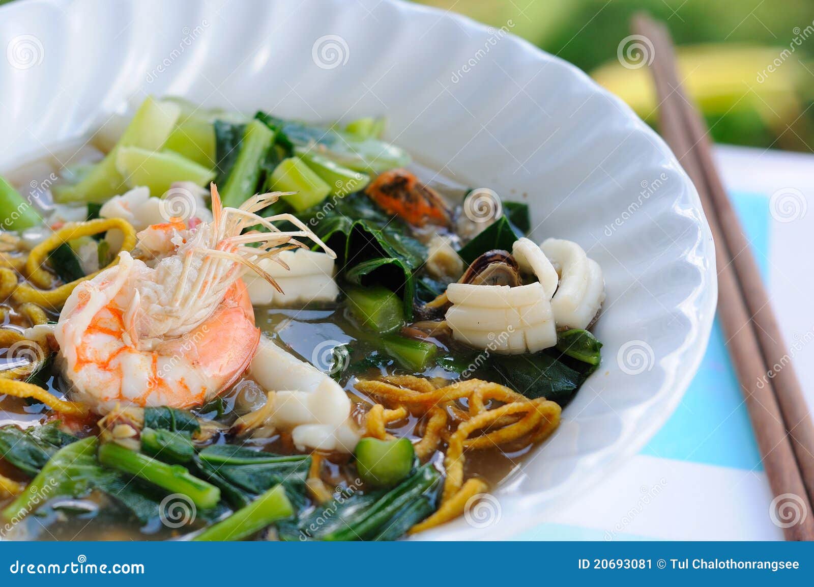 Noodles seafood stock image. Image of style, thailand - 20693081