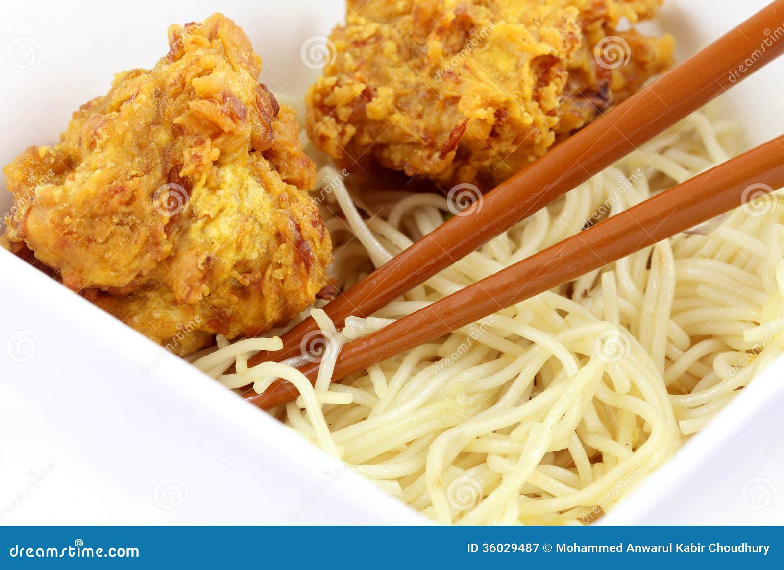 Noodles with Snacks in Bowl Stock Image - Image of delicious, bowl ...