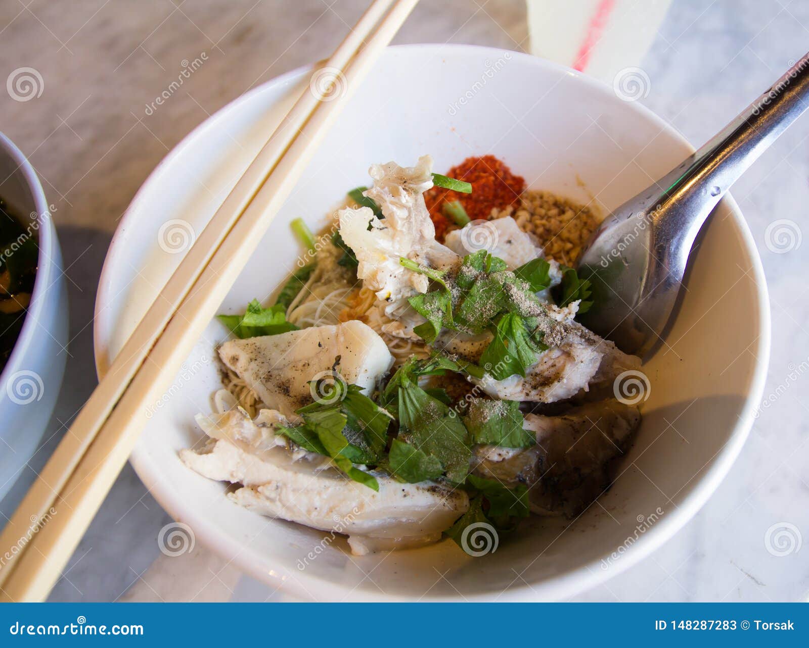 Boiled Chitterlings Internal Organs Of Pig With Clipping Path. Royalty ...