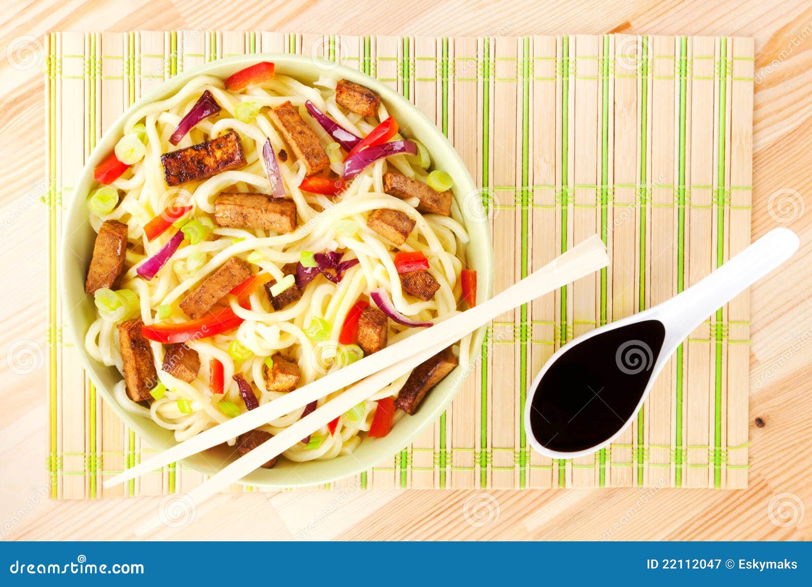 Noodles. Top view. stock image. Image of delicious, shot - 22112047