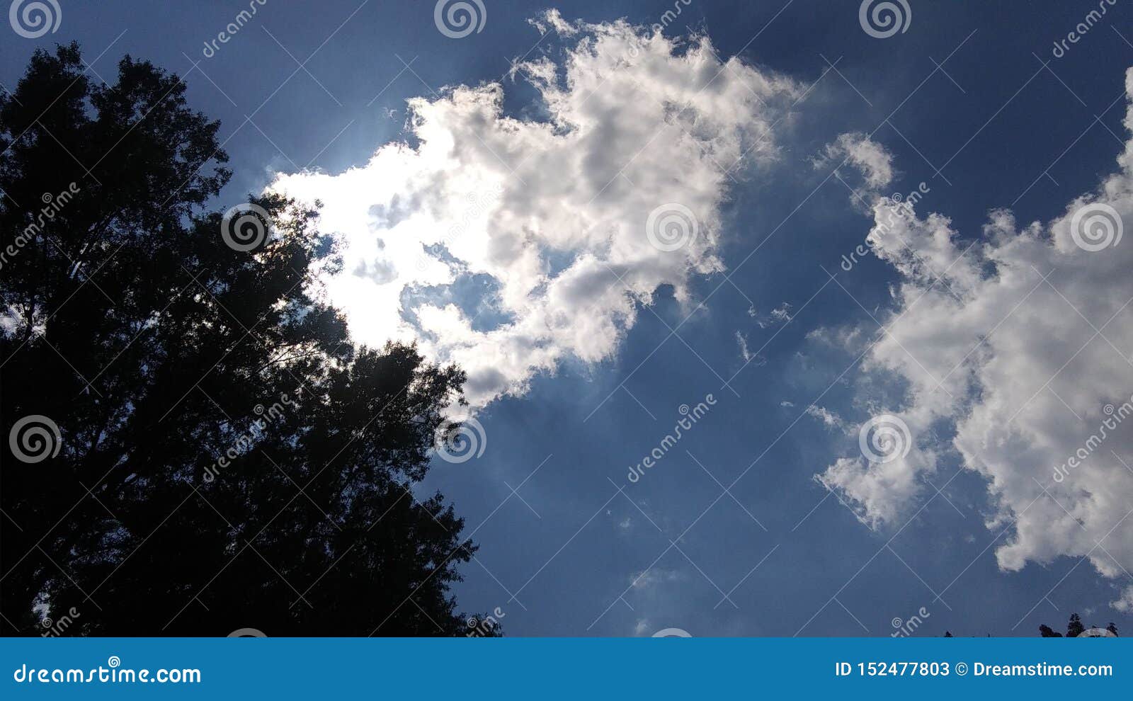Noon sun stock image. Image of cloudy, summer, noon - 152477803