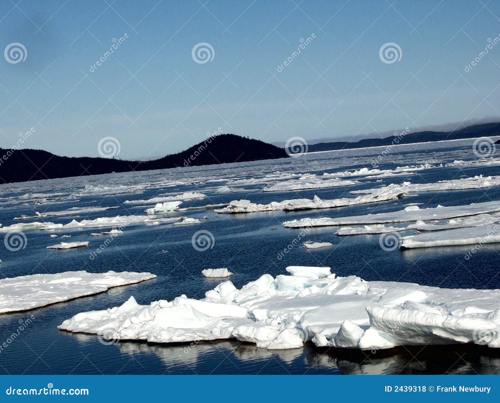 Noordpool Ijs stock foto. Image of koude, toneel, water - 2439318