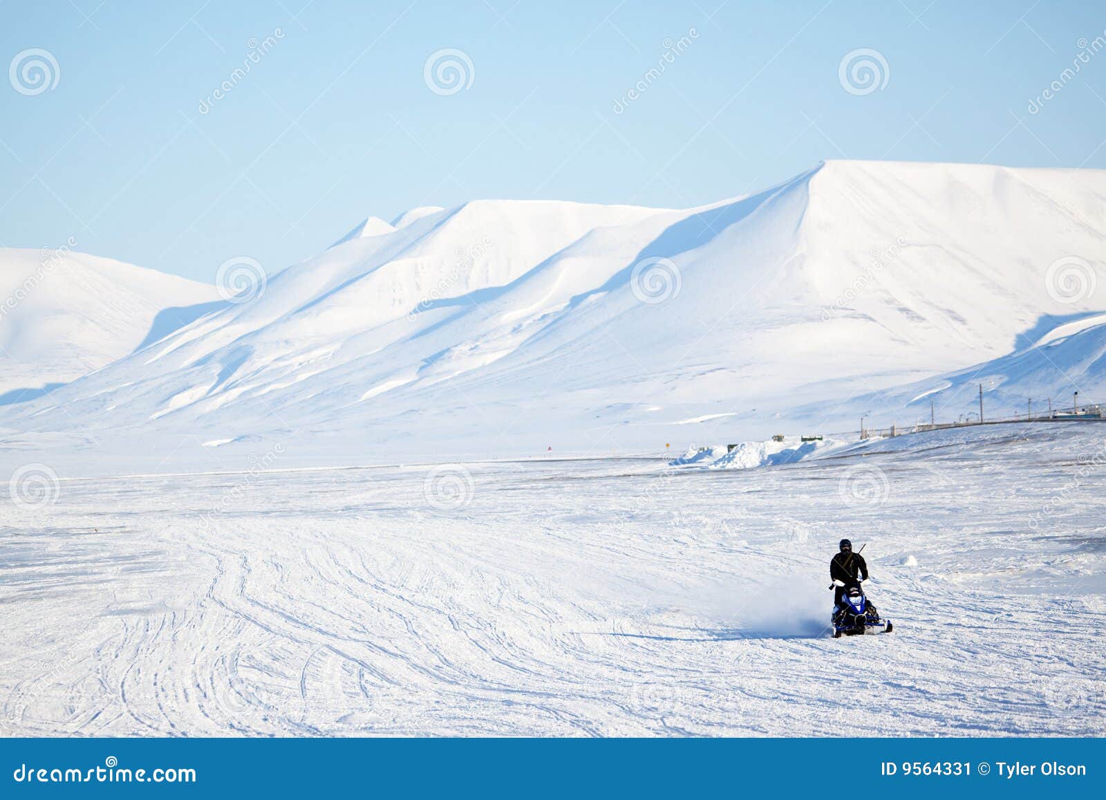 Noordpool Landschap stock afbeelding. Image of bescherming - 9564331