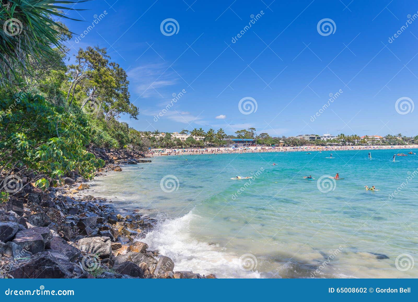 Noosa Heads, Main Beach And Noosa River, Taken From Mt Tinbeerwah ...