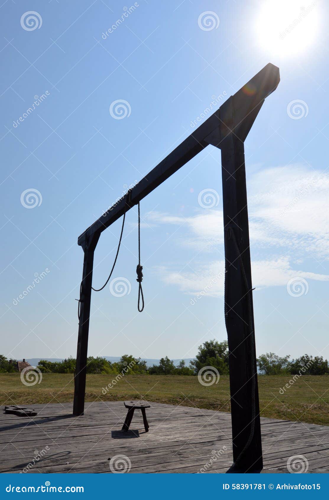 Noose stock image. Image of death, criminal, history - 58391781