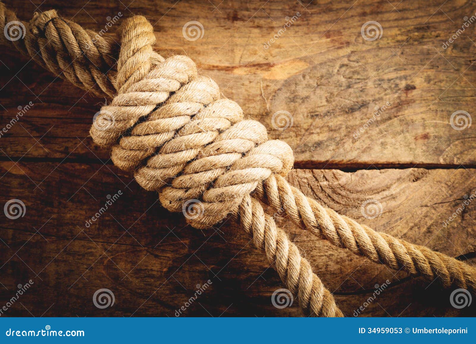Noose knot stock image. Image of symbol, hangman, lasso - 34959053