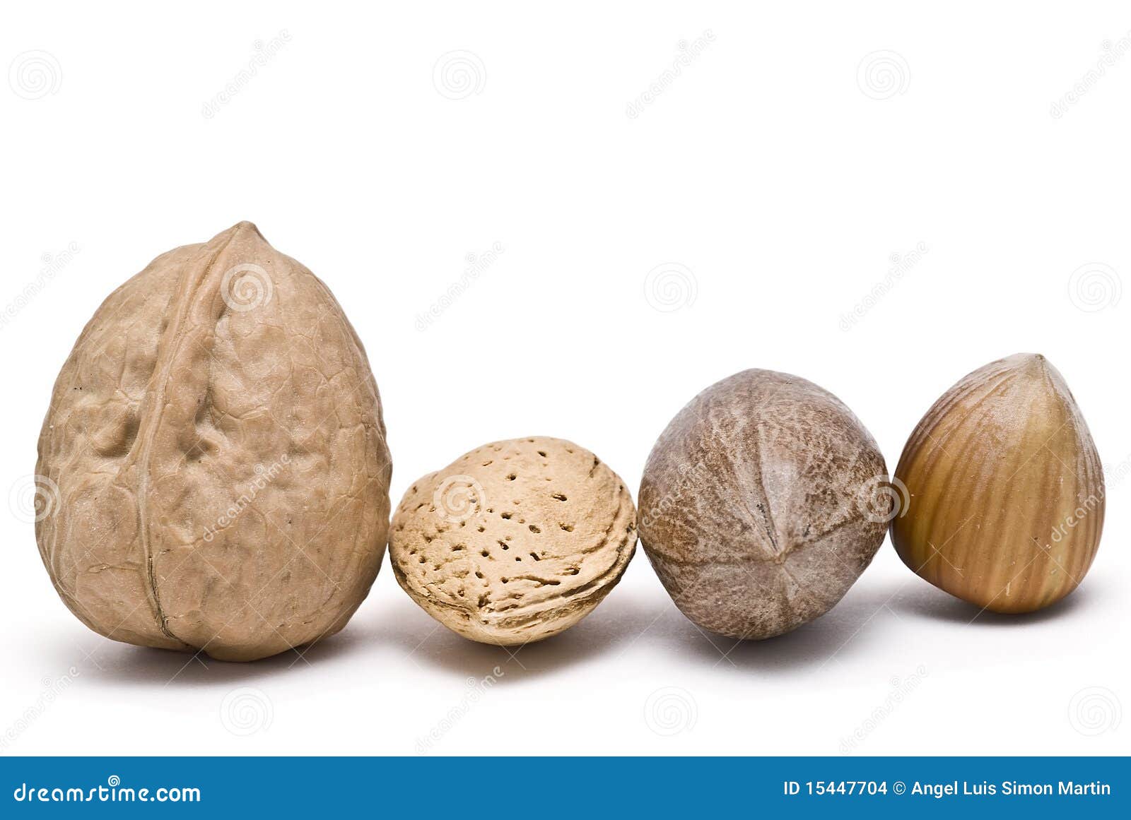 Noot, Amandel, Noot En Hazelnoot. Stock Foto - Image of najaar ...