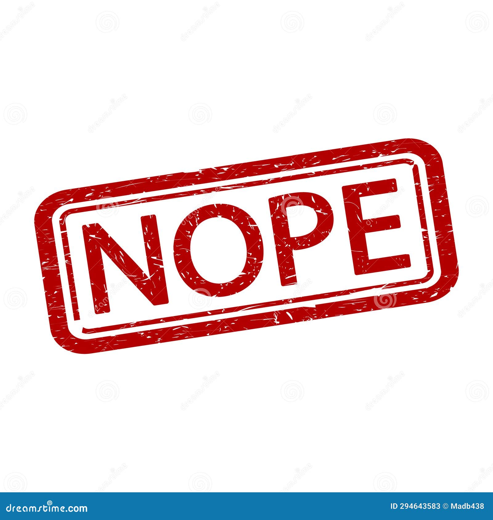 Nope Red Stamp Stock Image | CartoonDealer.com #98301151