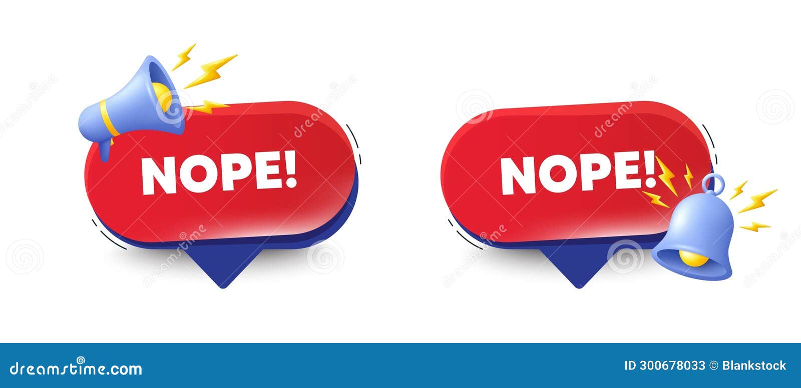 Nope Vector Illustration On White Background | CartoonDealer.com #117185110