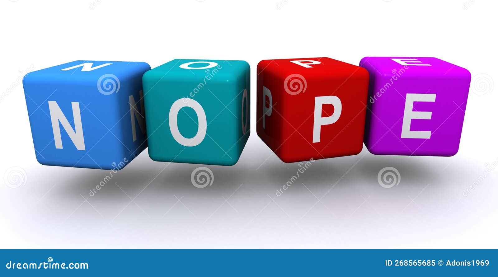Nope Word Isolated On Background Stock Photography | CartoonDealer.com ...