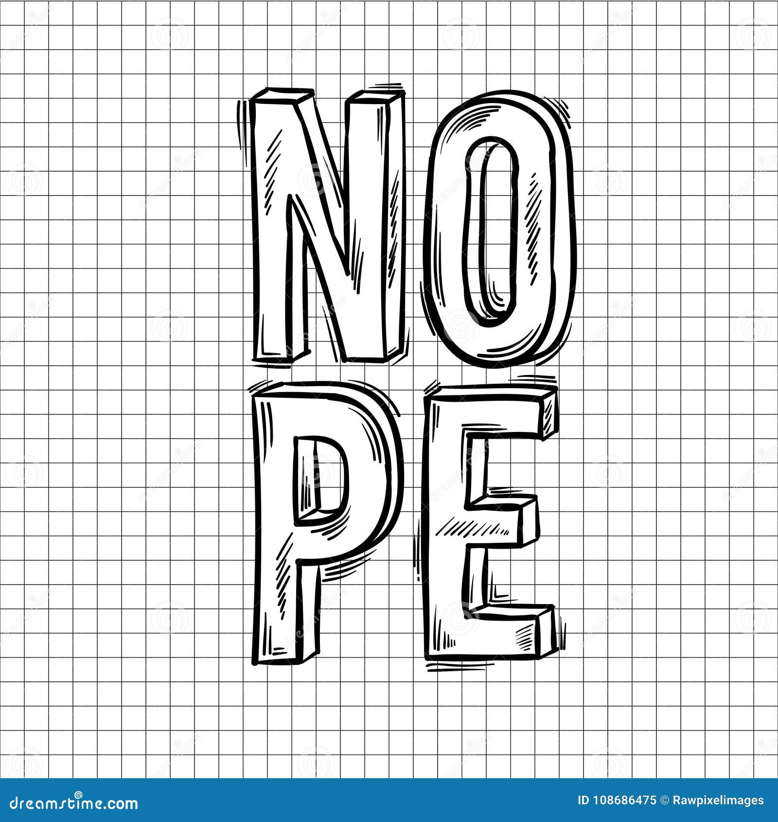 Nope Word Isolated On Background Stock Photography | CartoonDealer.com ...
