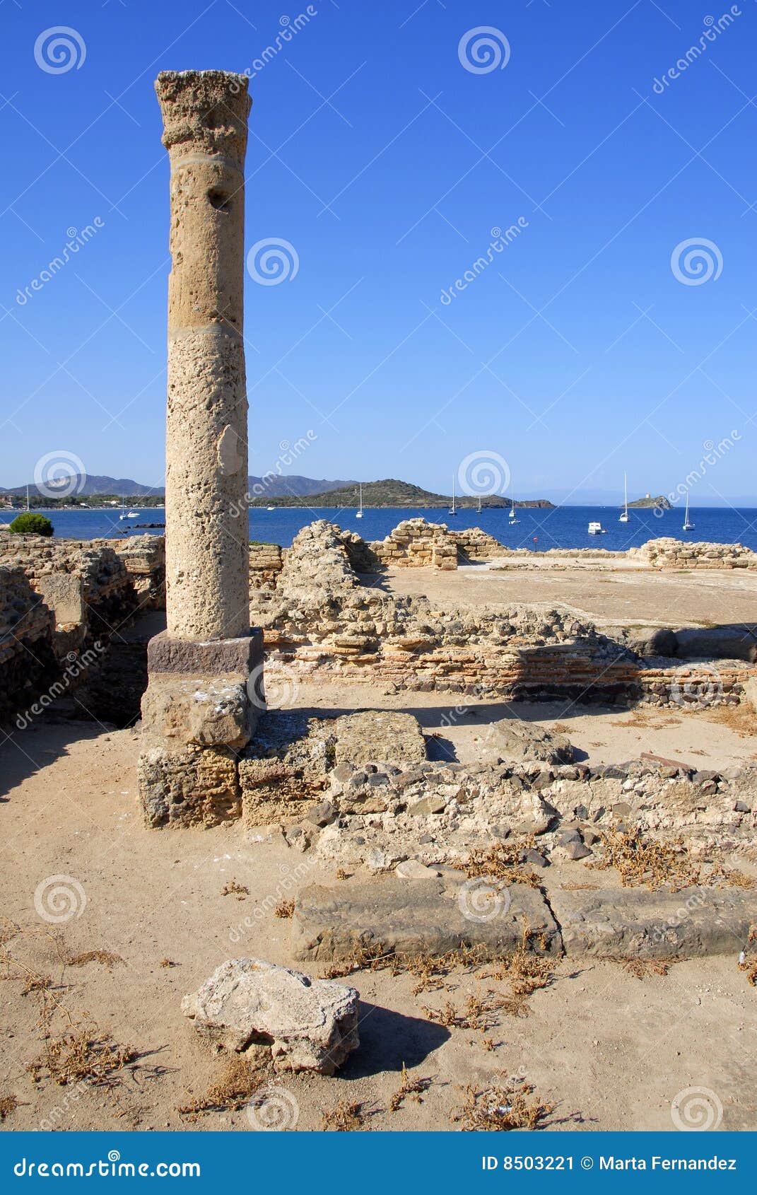 Nora, Pula, Cerdeña, Italia Imagen de archivo - Imagen de italia ...