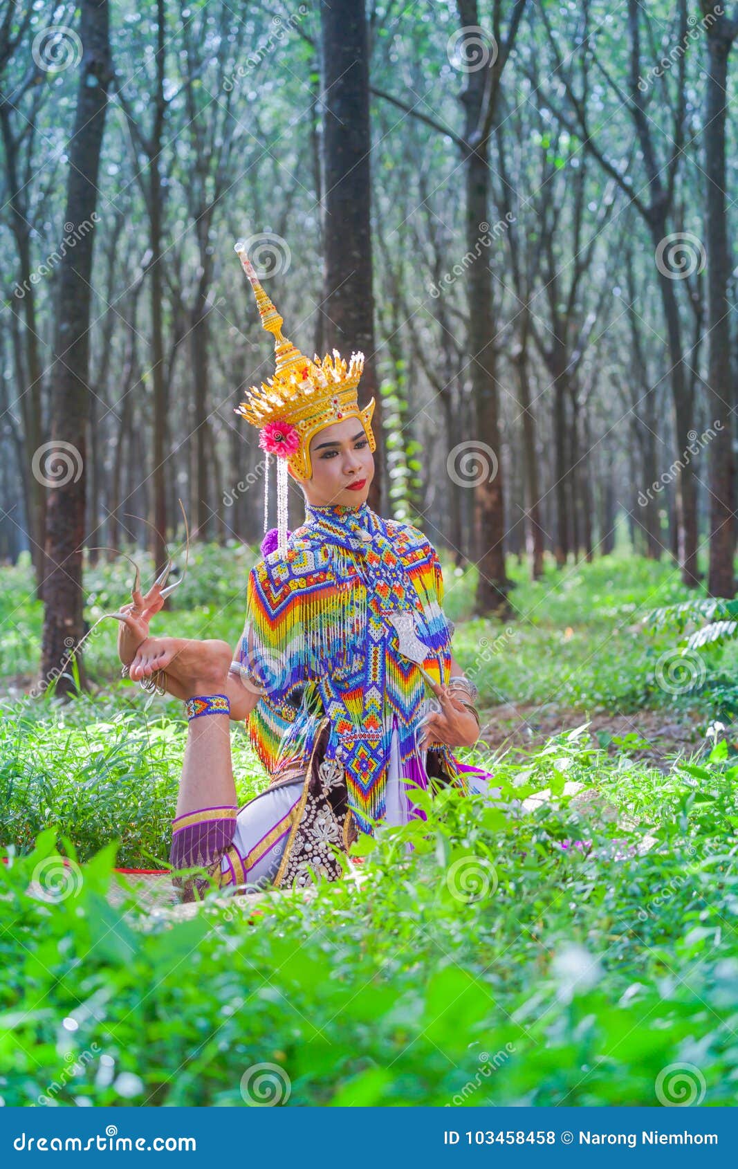 Nora is a Classical Folk and Regional Dance of Thailand Stock Photo ...