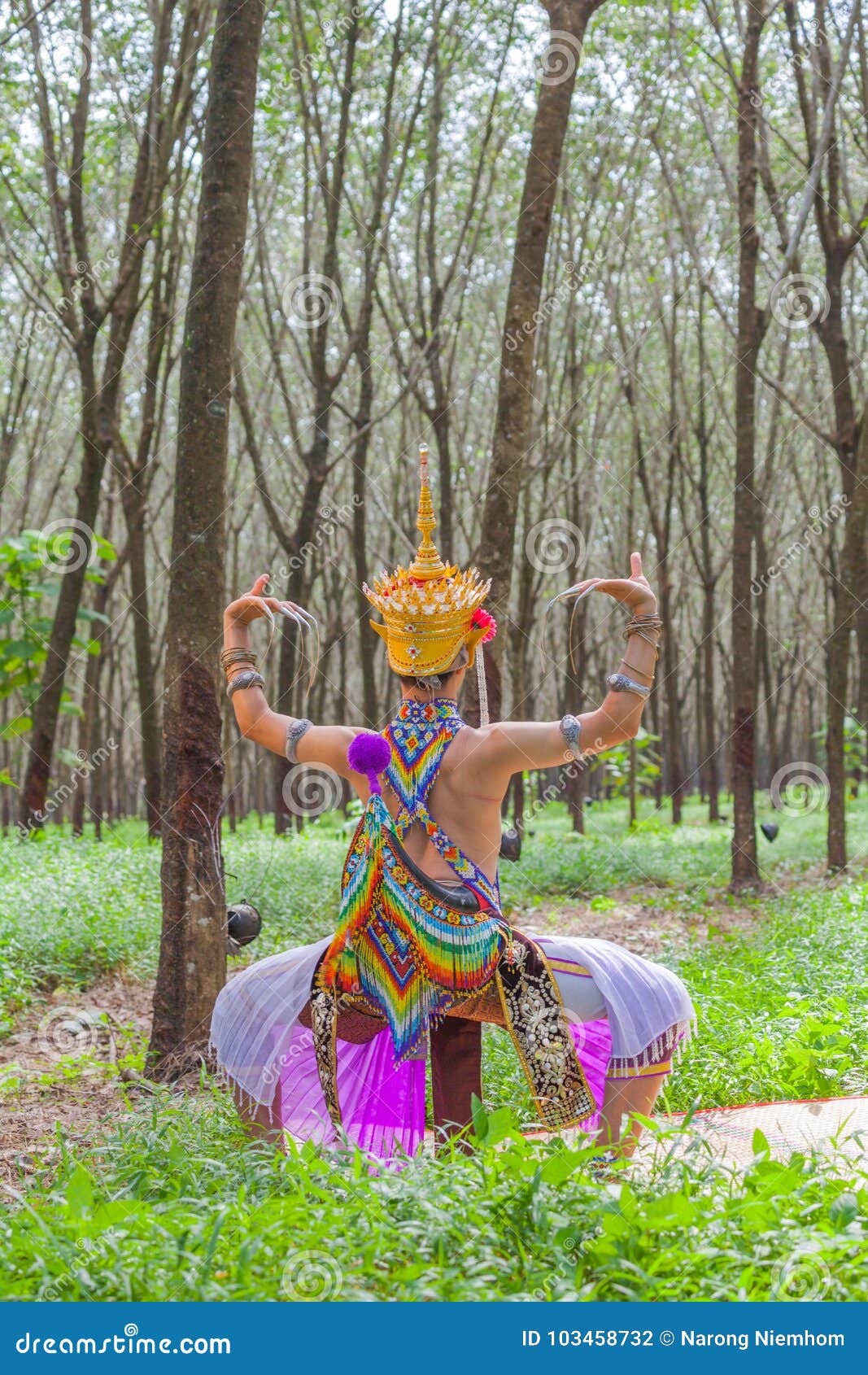 Nora is a Classical Folk and Regional Dance of Thailand Stock Photo ...