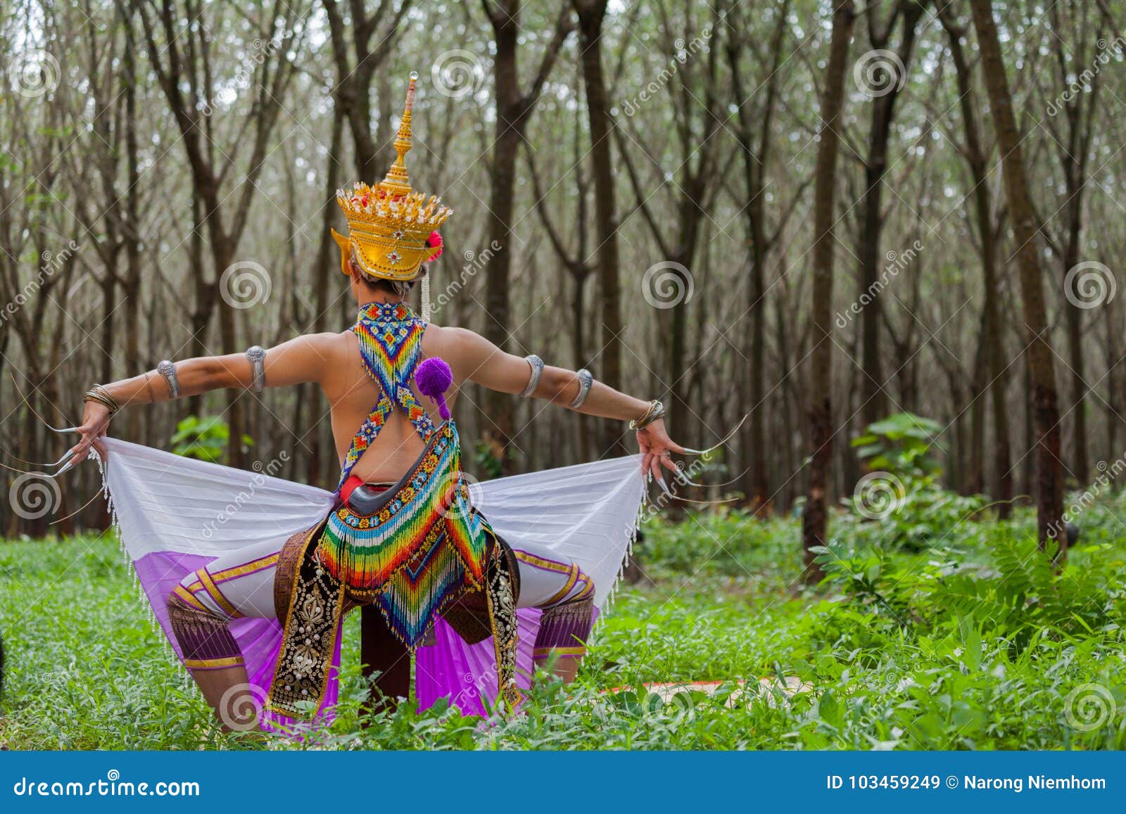 Nora is a Classical Folk and Regional Dance of Thailand Stock Image ...