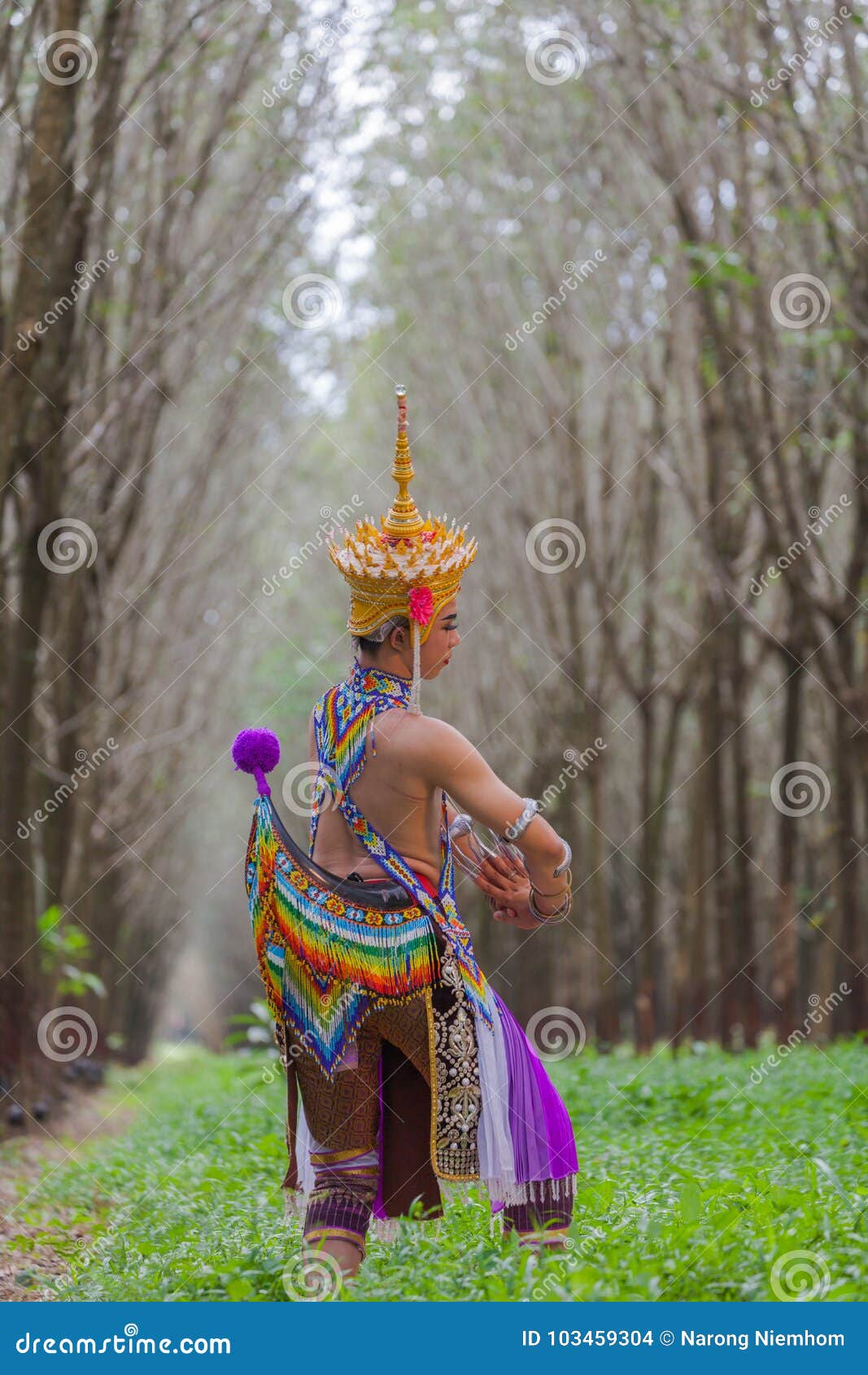 Nora is a Classical Folk and Regional Dance of Thailand Stock Photo ...