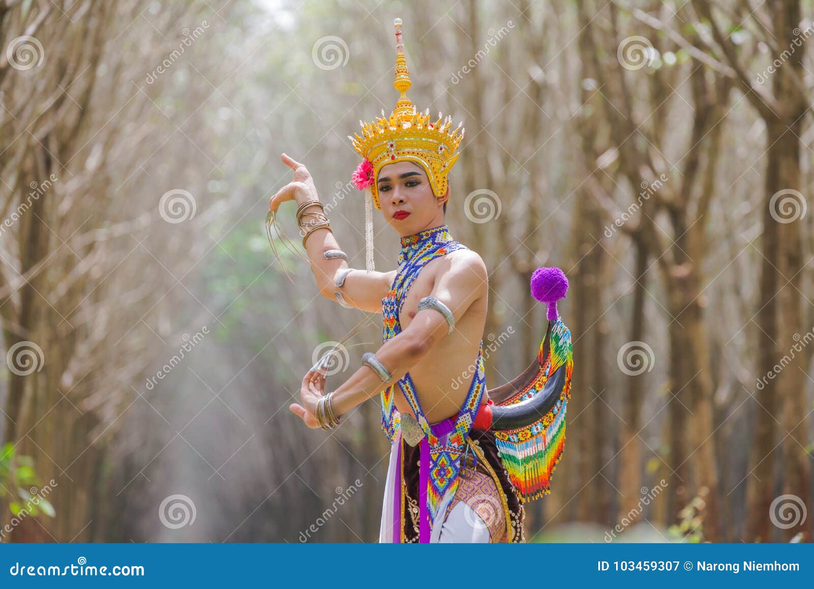 Nora is a Classical Folk and Regional Dance of Thailand Stock Image ...