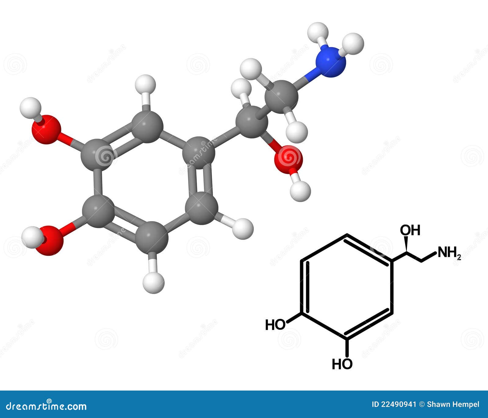 Noradrenalina Imagen de archivo - Imagen: 22490941
