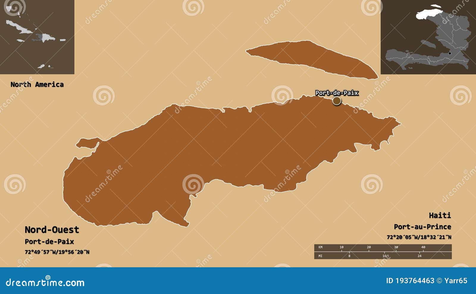 Nord-Ouest, Department of Haiti,. Previews. Pattern Stock Illustration ...