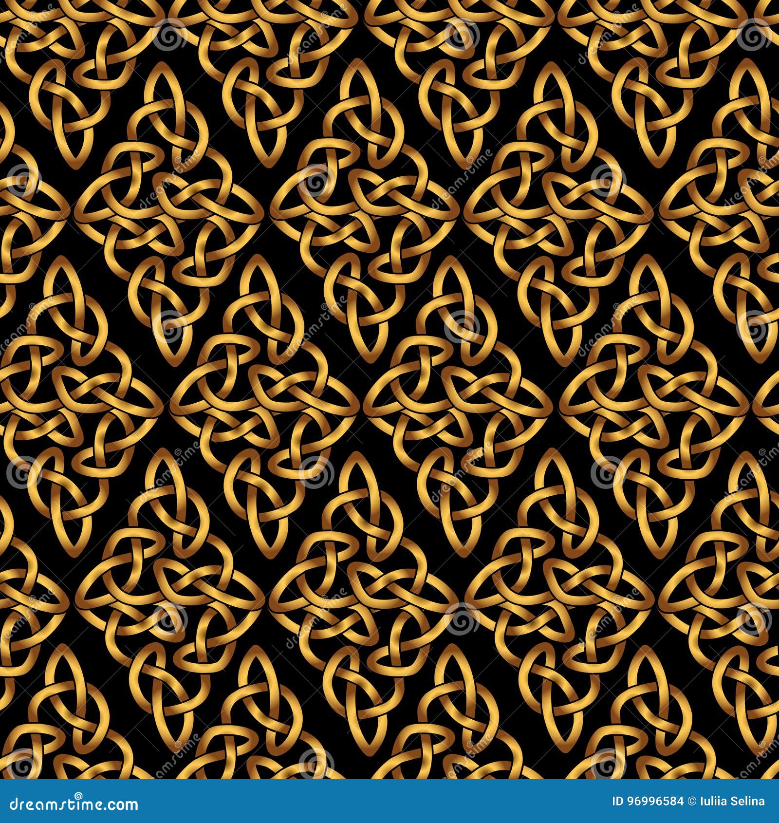 Nordic Celtic pattern stock vector. Illustration of oldfashioned - 96996584