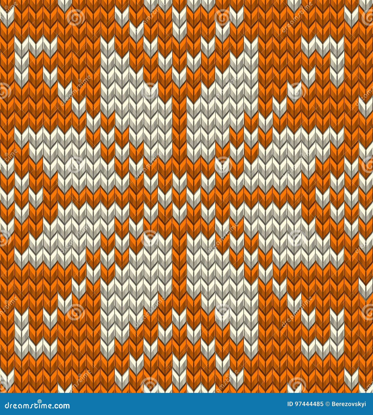 Nordic Knitted Perfect Seamless Pattern. EPS 10 Vector Stock Vector ...