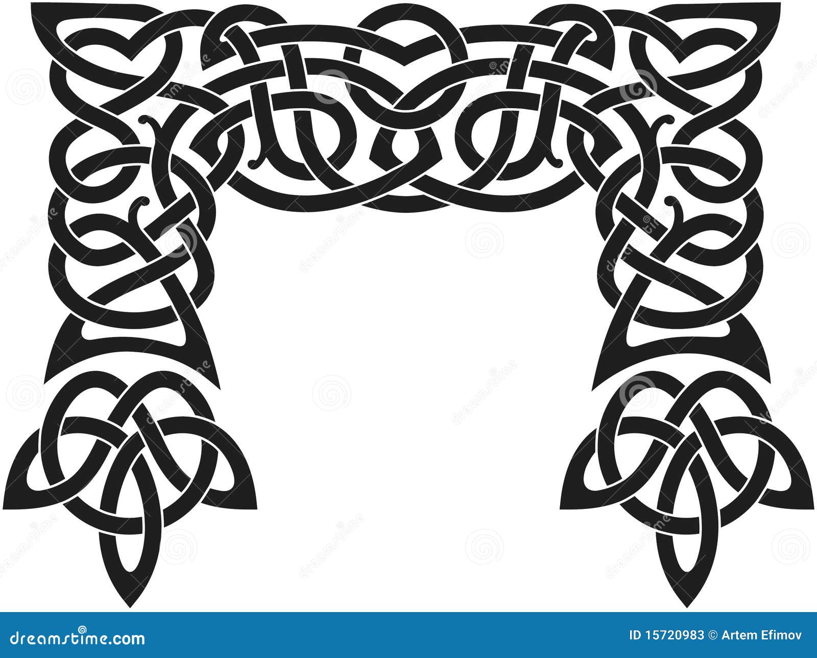 Nordic pattern stock vector. Illustration of ornate, knots - 15720983