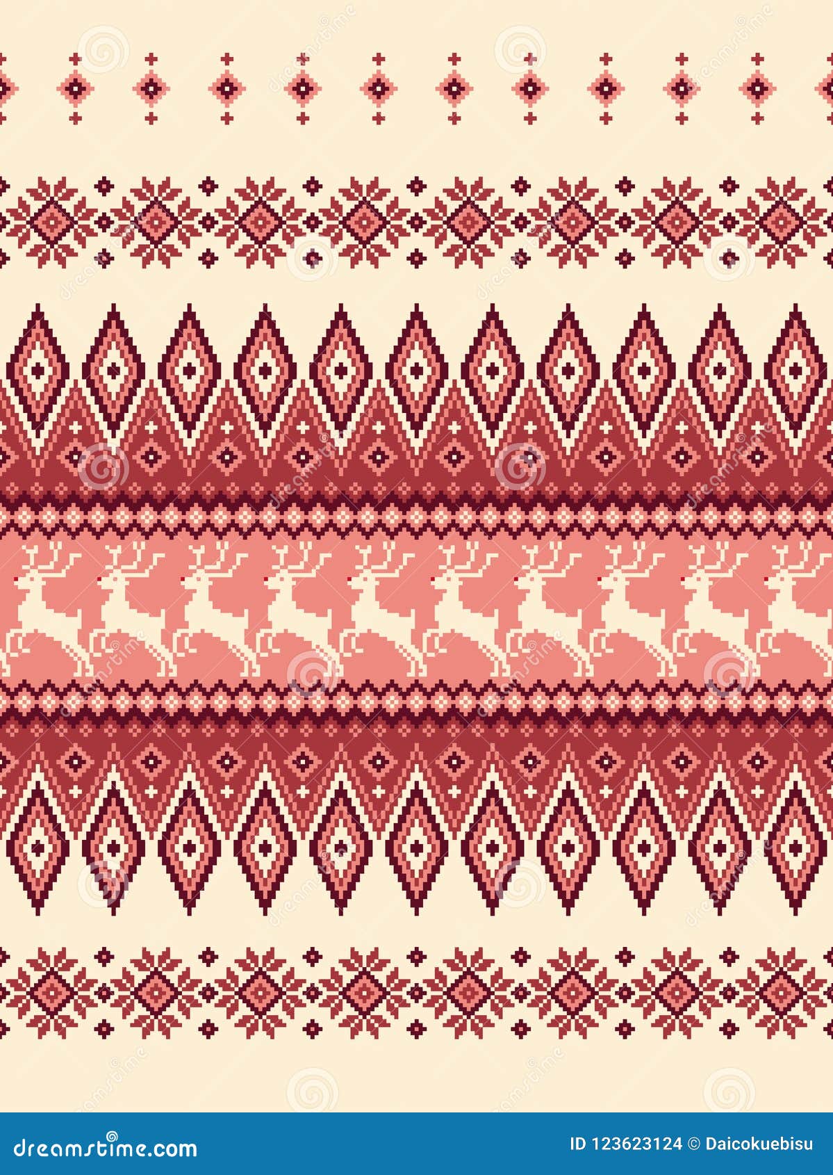 Nordic Pattern Illustration. Stock Illustration - Illustration of goods ...