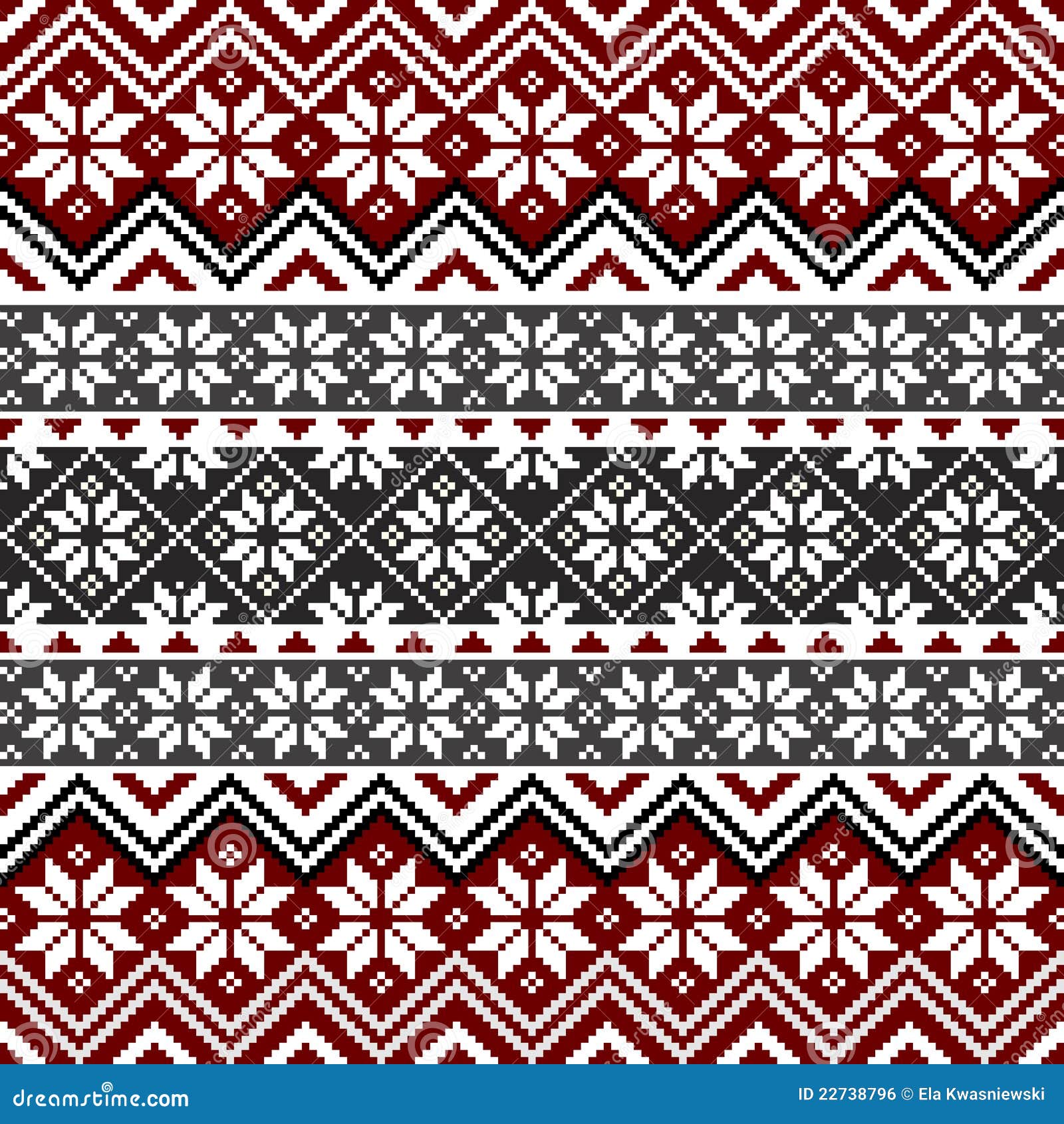 Nordic snowflake pattern stock vector. Illustration of decor - 22738796